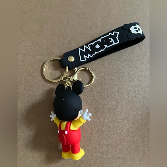 Disney | Accessories | Disney Animated Cartoon Pvc Mickey Mouse Keyring ...